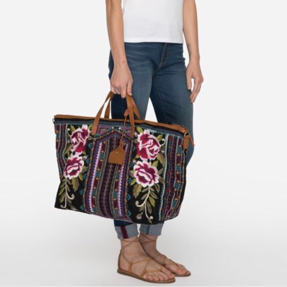 Johnny Was | Bags | Nwt Johnny Was Floral Weekender Bag | Poshmark